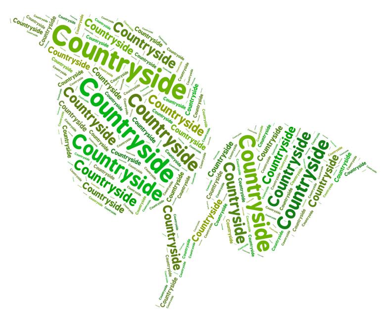 Countryside Word Indicates Scene Environment And Text - Free Stock ...