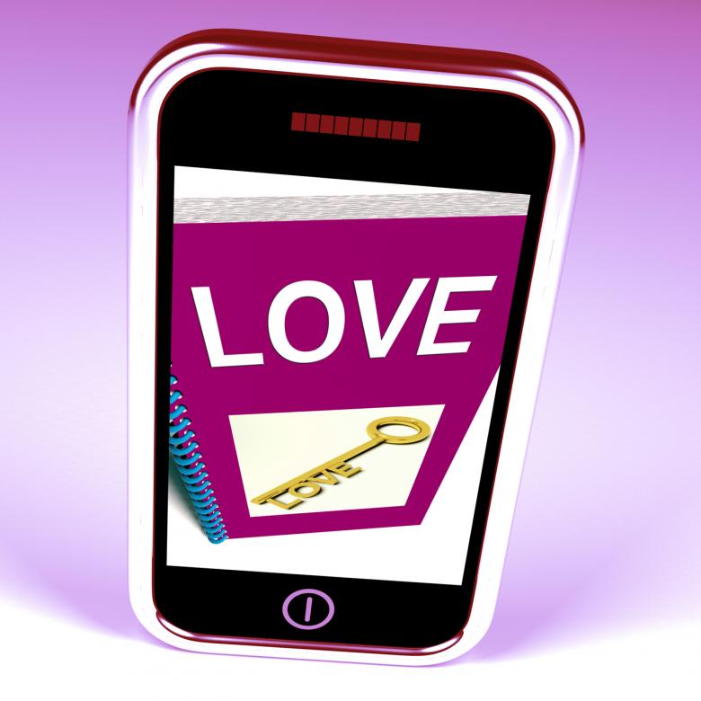 Love Phone Shows Key to Affectionate Feelings - Free Stock Photo by ...