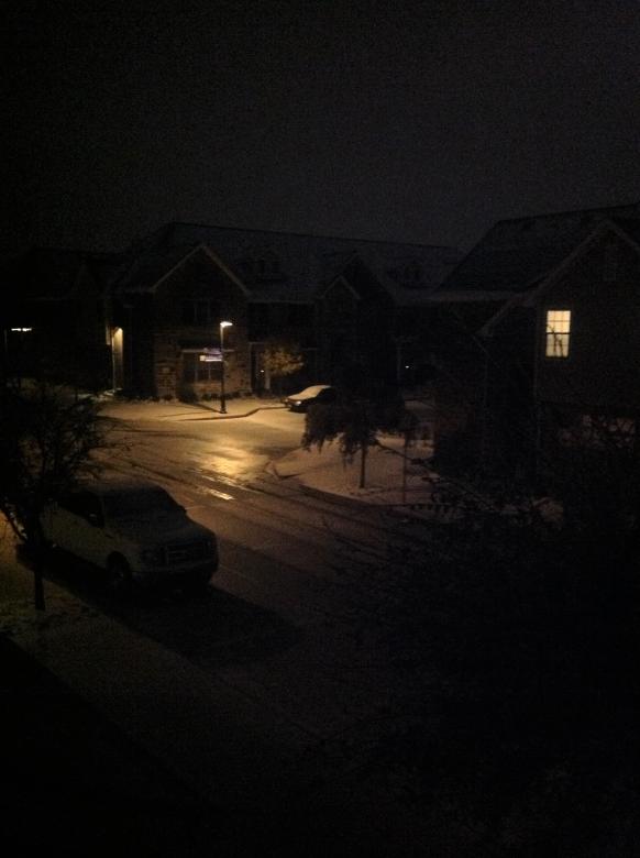 Neighborhood Street At Night