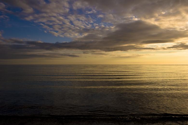 Sun Going Down over the Sea - Free Stock Photo by Bjorgvin on ...