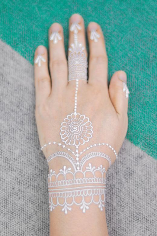 White Ink Tattoos Henna 150 Best White Ink Tattoos In The USA This